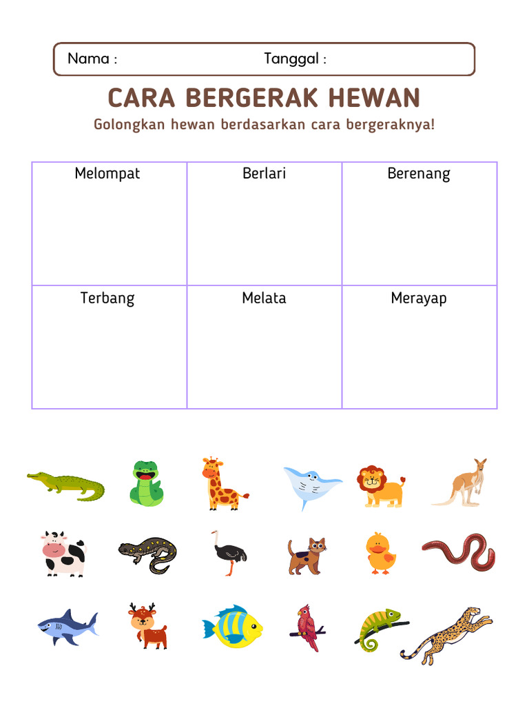 Gerak Hewan | PDF