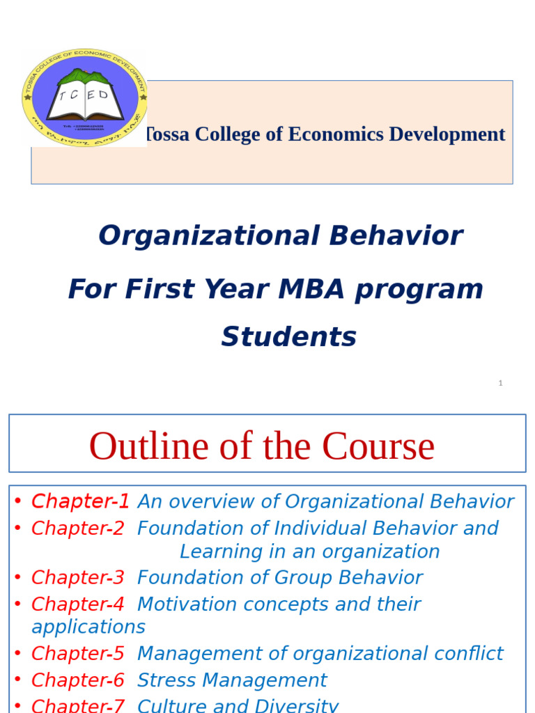 OB PPT-Tosa | PDF | Motivation | Motivational