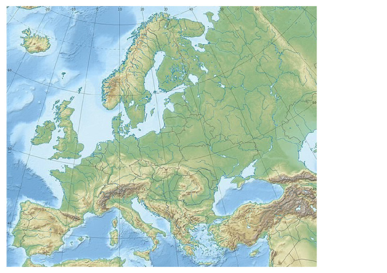 Slepa Mapa Europa | PDF