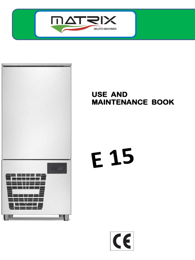 Blast-Freezer E15 - GB | PDF | Refrigerator | Waste