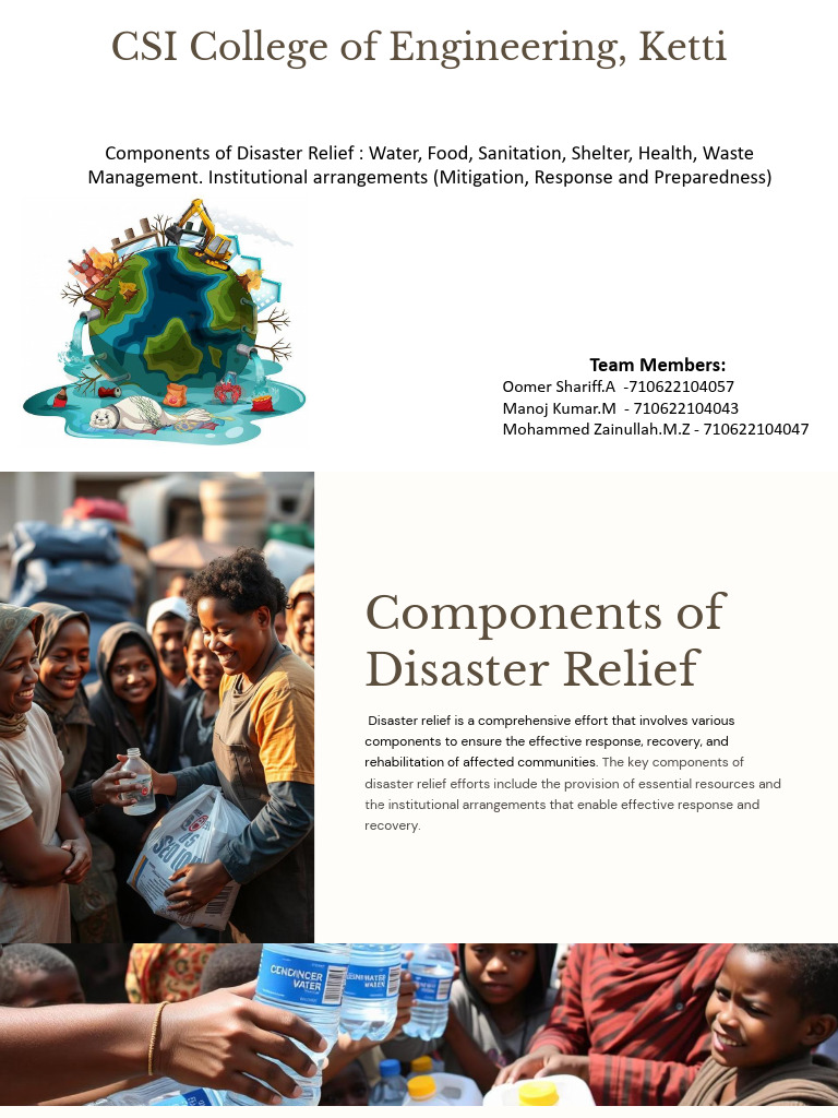 Components of Disaster Relief Management | PDF | Emergency Management ...