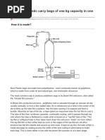 Formulas For Weight of Poly Bags: LDPE or LLPDE - Flat: (W X L X GA ...