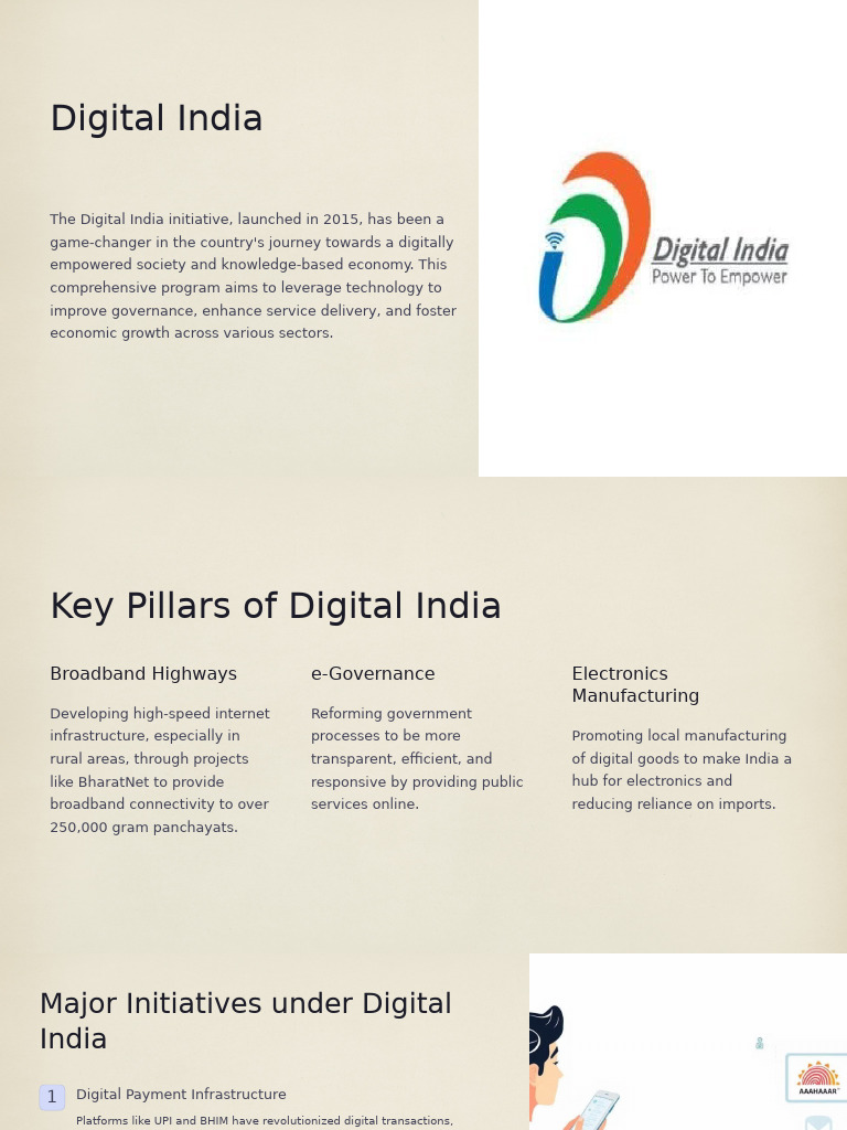 Digital India Transforming The Nation | PDF | Infrastructure ...