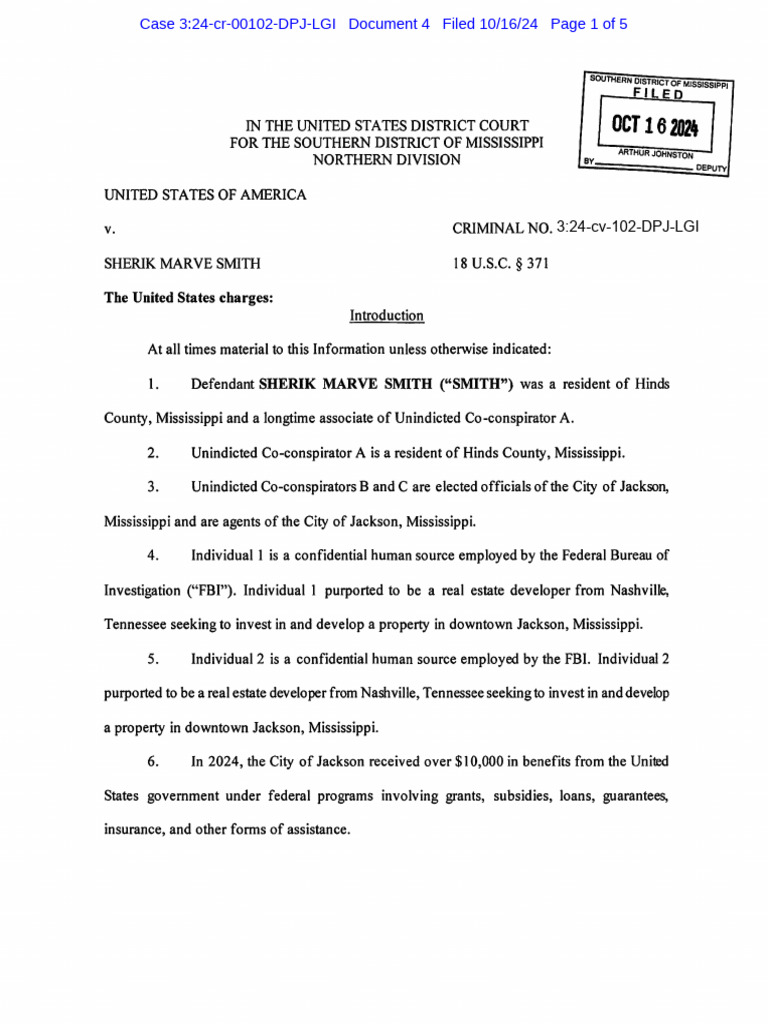 Marve Smith Bill of Info | PDF | Law