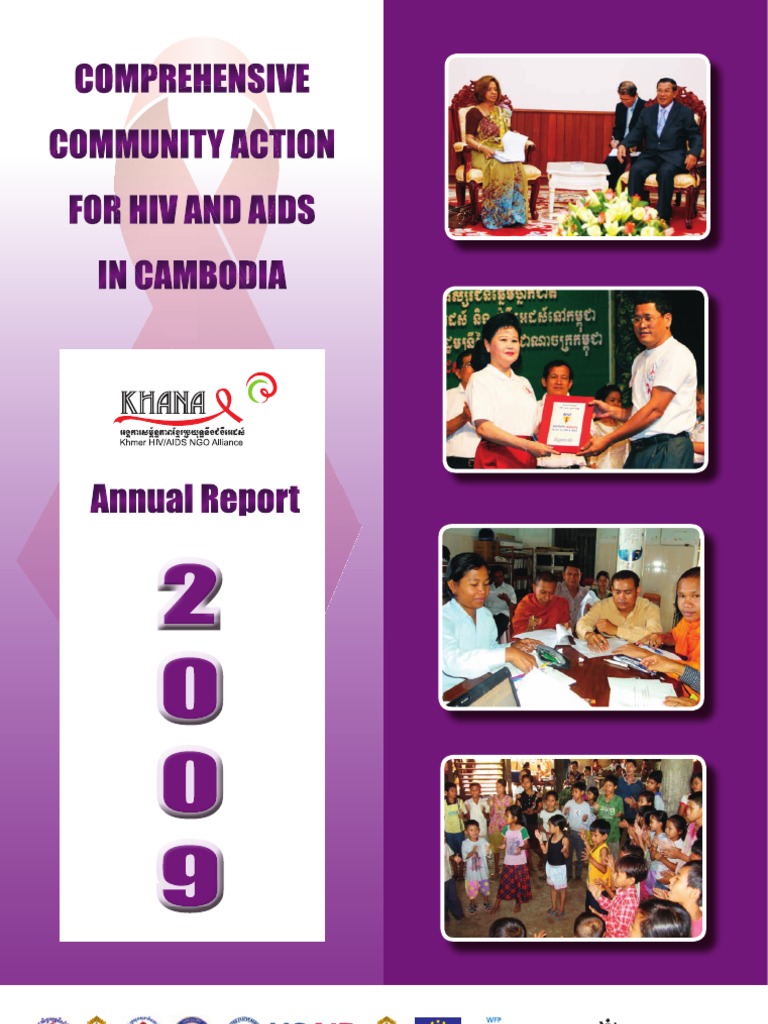 KHANA Annual Report 2009 - Eng | PDF | Prevention Of Hiv/Aids | Cambodia
