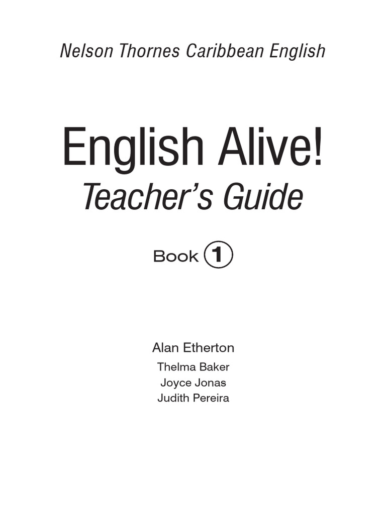 English Alive Book 1 TG | PDF | Linguistics