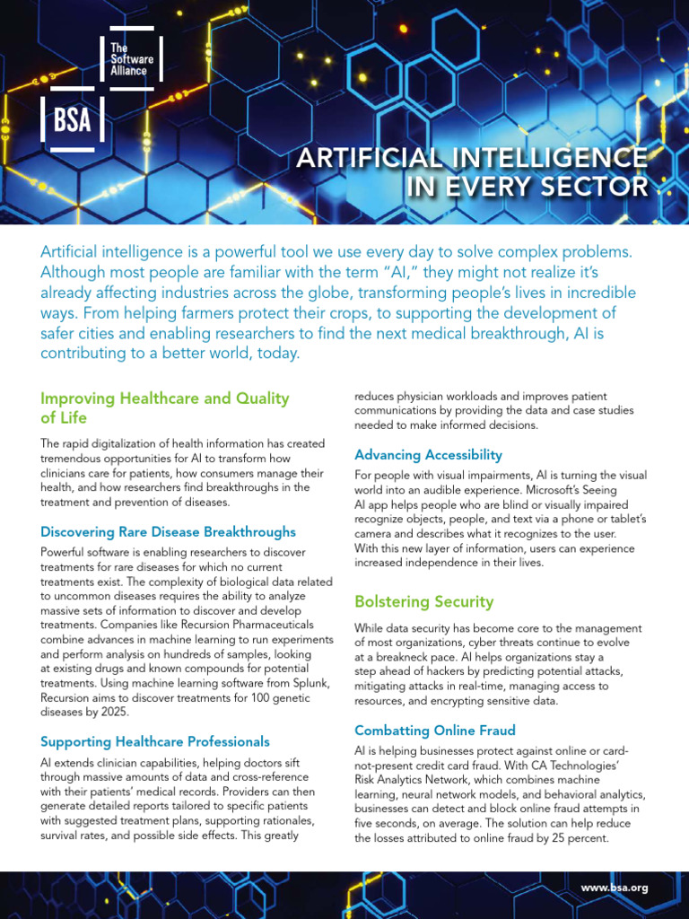 BSA 2018 AI Examples | PDF | Artificial Intelligence | Intelligence (AI) & Semantics