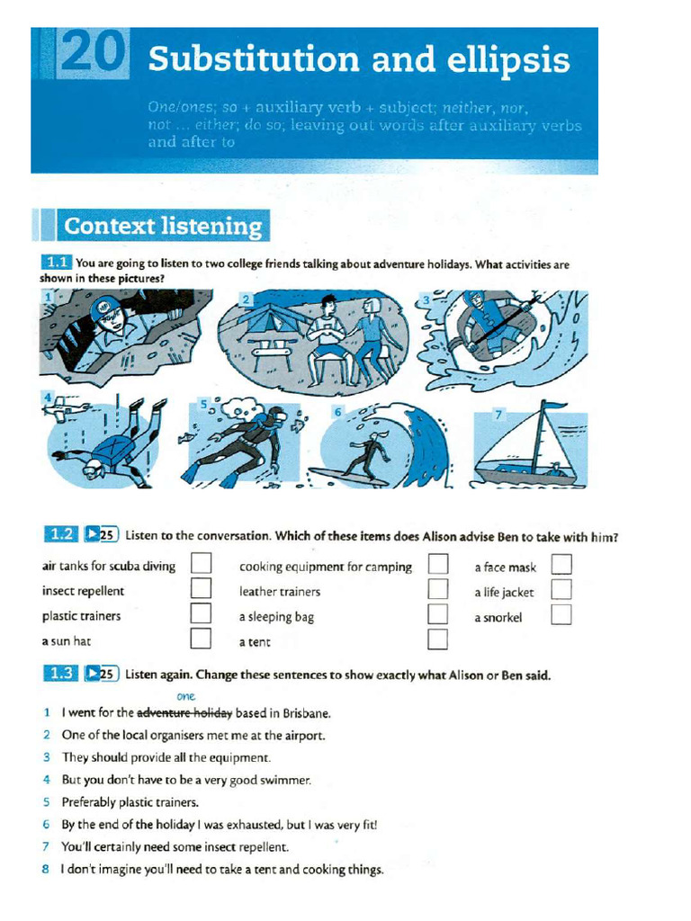 20 Substitution and Ellipsis | PDF