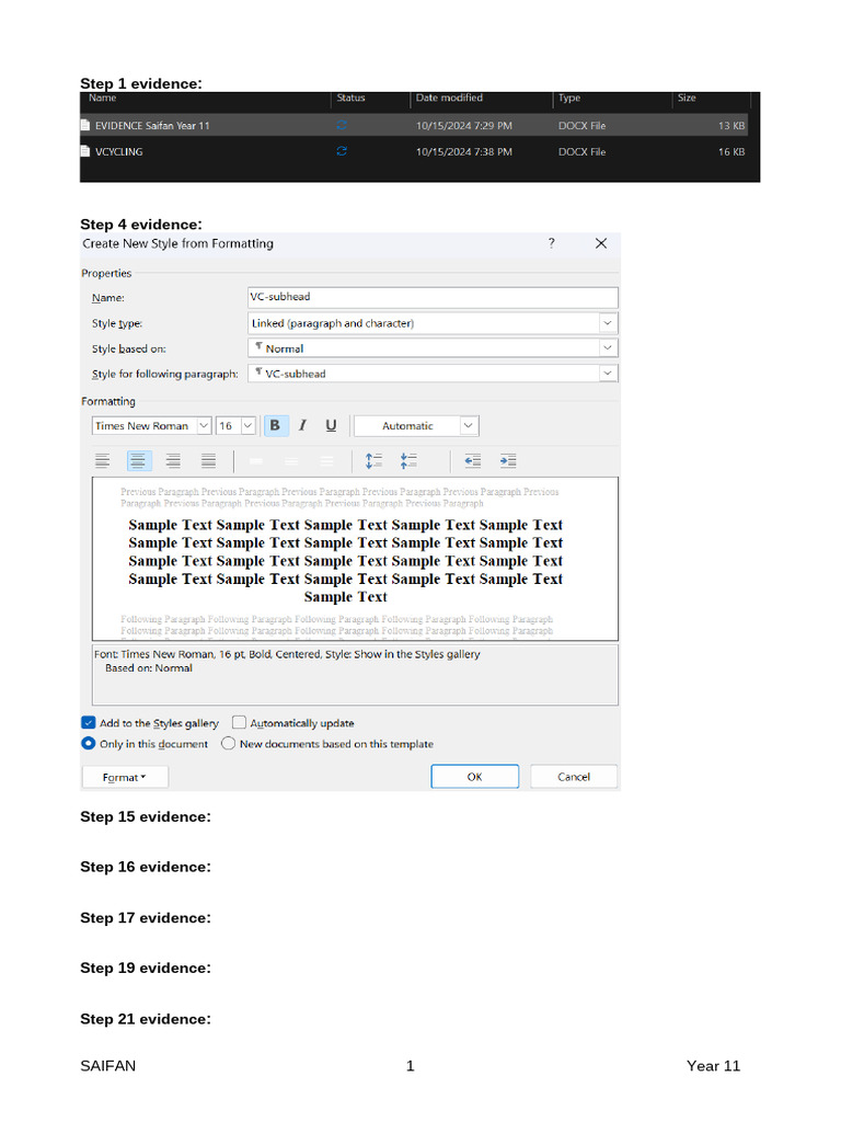 EVIDENCE For ICT IGCSE | PDF