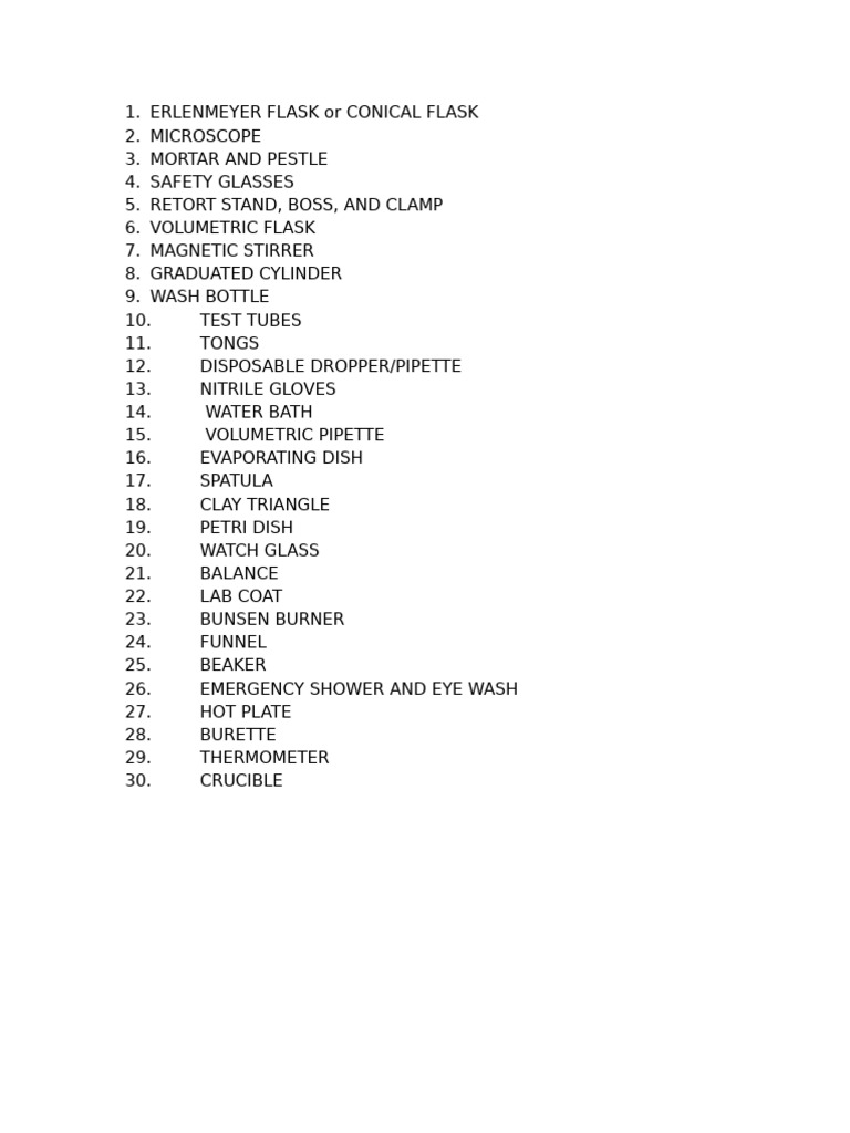 ERLENMEYER FLASK or CONICAL FLASK | PDF | Science & Mathematics