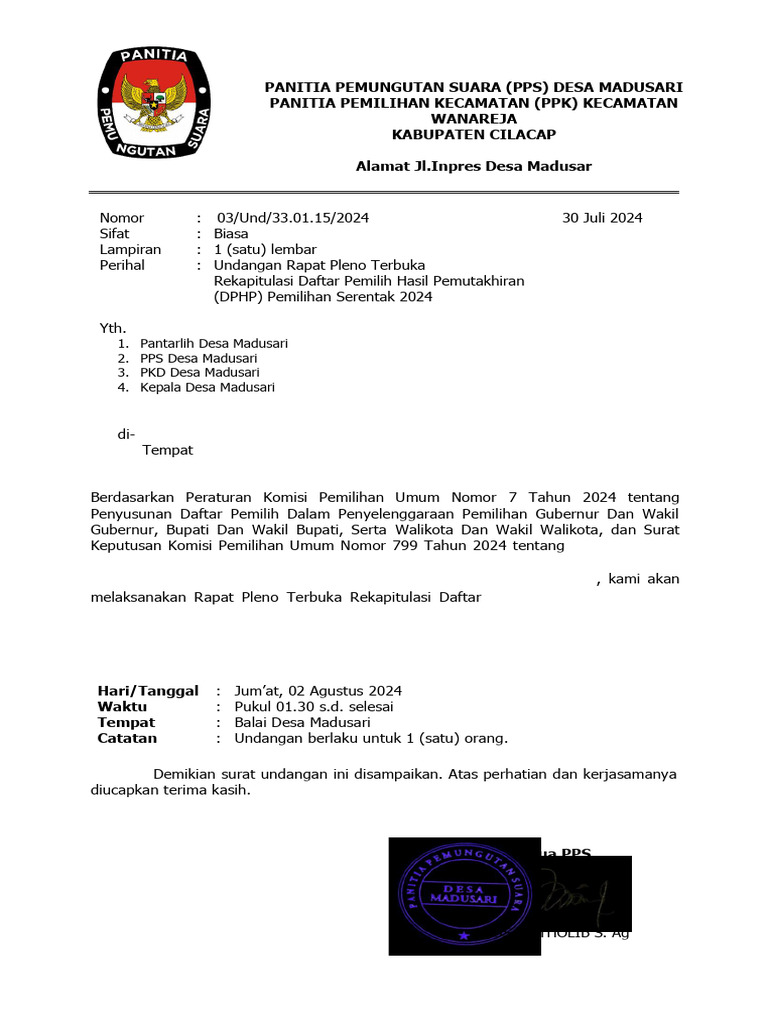 03 Draft Undangan DPHP Pps - PPK | PDF | Agama & Spiritualitas