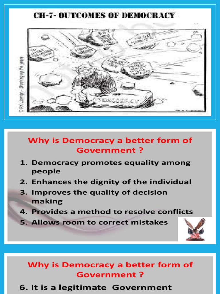 Outcomes of Democracy Ppt-1 | PDF
