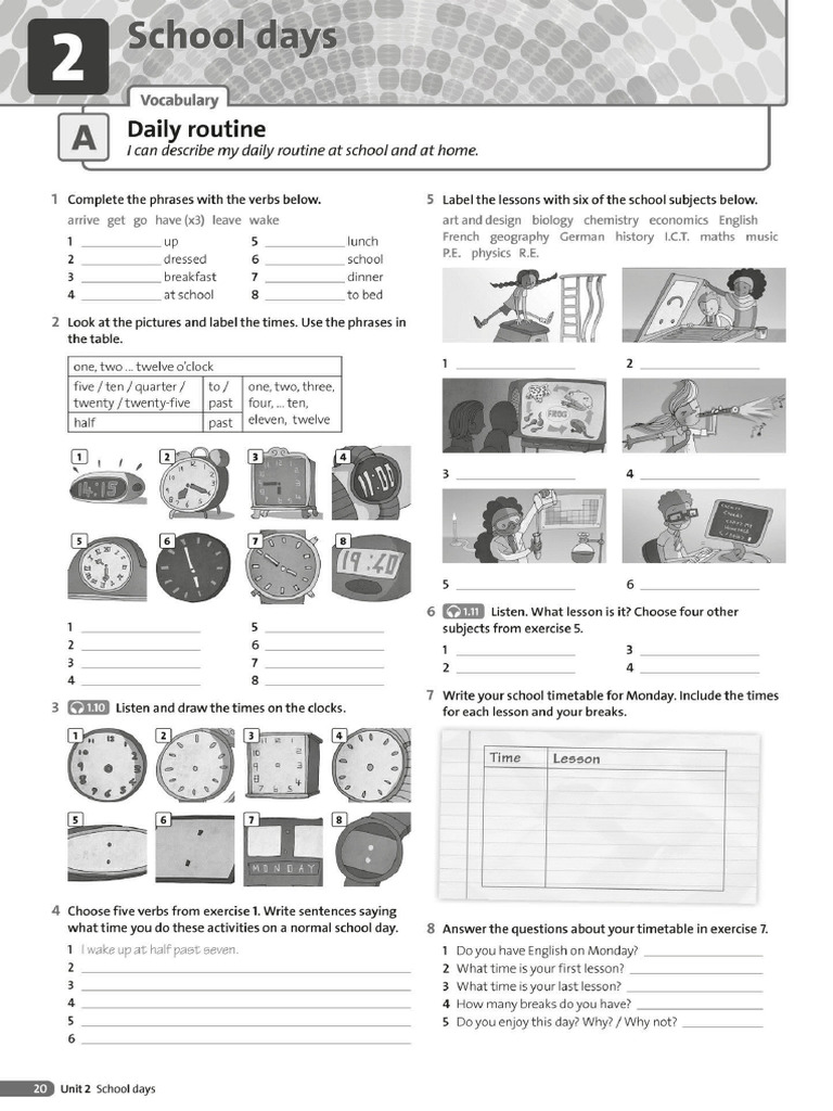Unit 2 Workbook | PDF