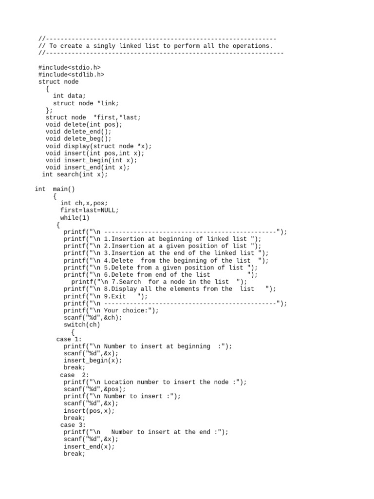 Llist Pdf Computer Data Computer Programming 1999
