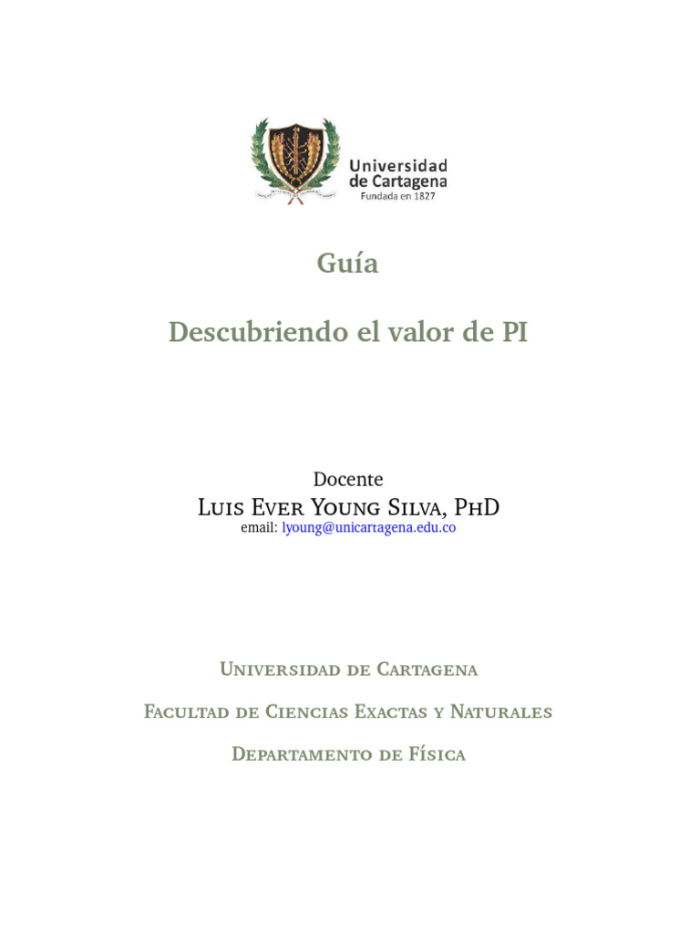 Pi 2 | PDF | Pi | Mínimos cuadrados