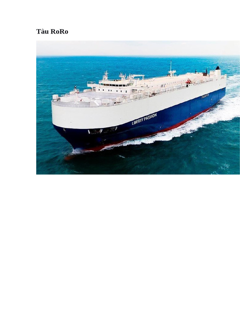 Tàu RoRo | PDF