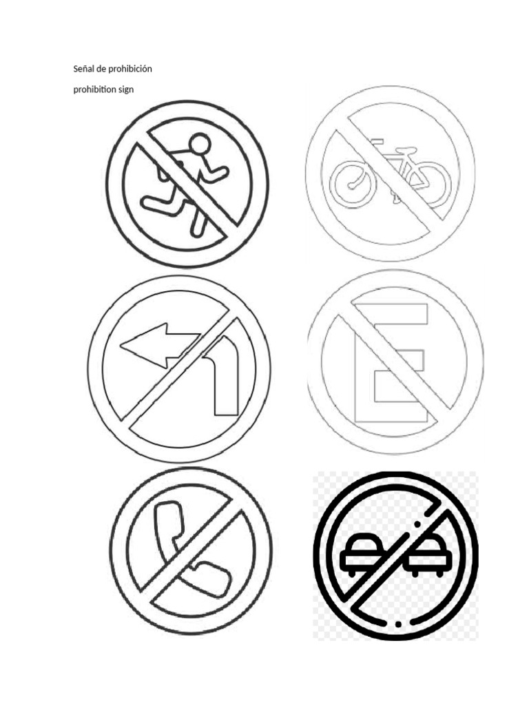 Señal de Prohibición | PDF