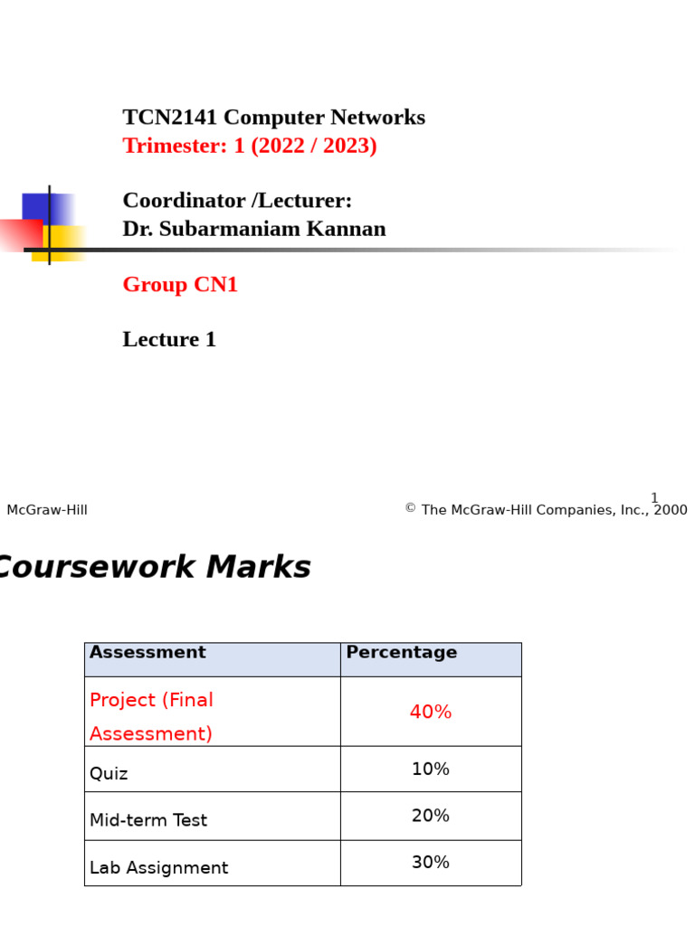 Lecture 1 | PDF | Network Congestion | Internet Protocol Suite