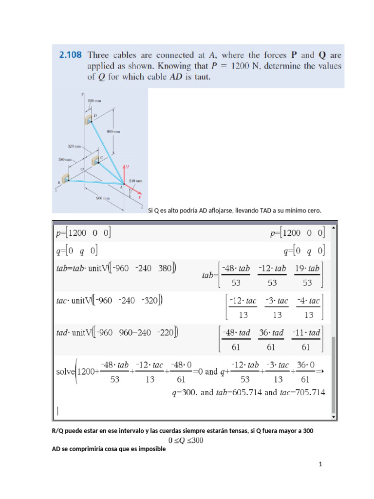 Practica de Estática 3 | PDF