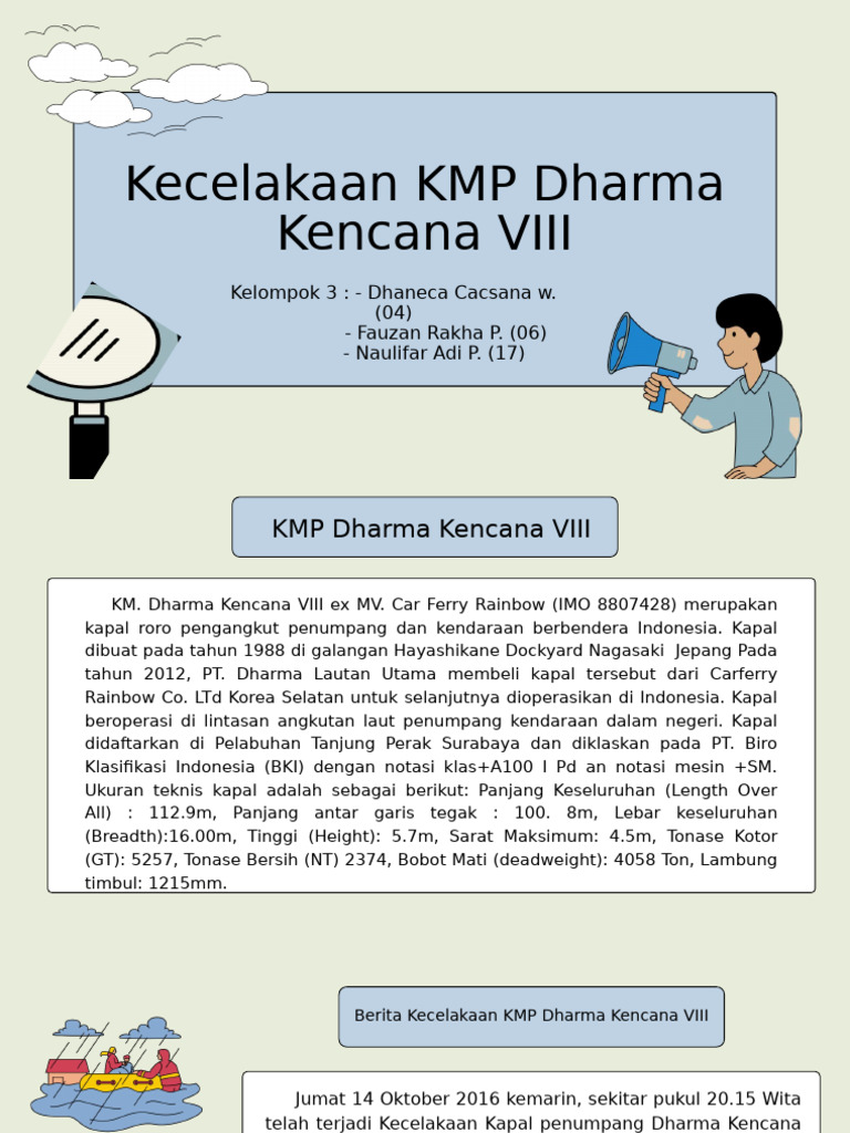 Kecelakaan KMP Dharma Kencana VIII | PDF