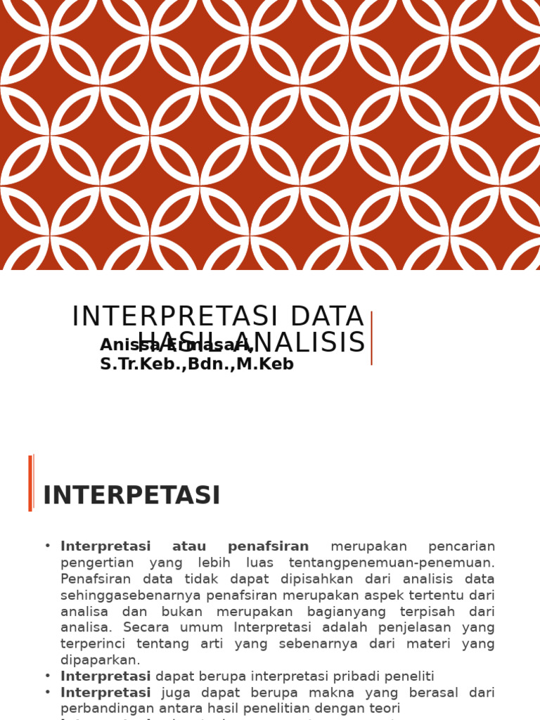 Interpretasi Data Hasil Analisis | PDF | Pengembangan Diri | Sains & Matematika