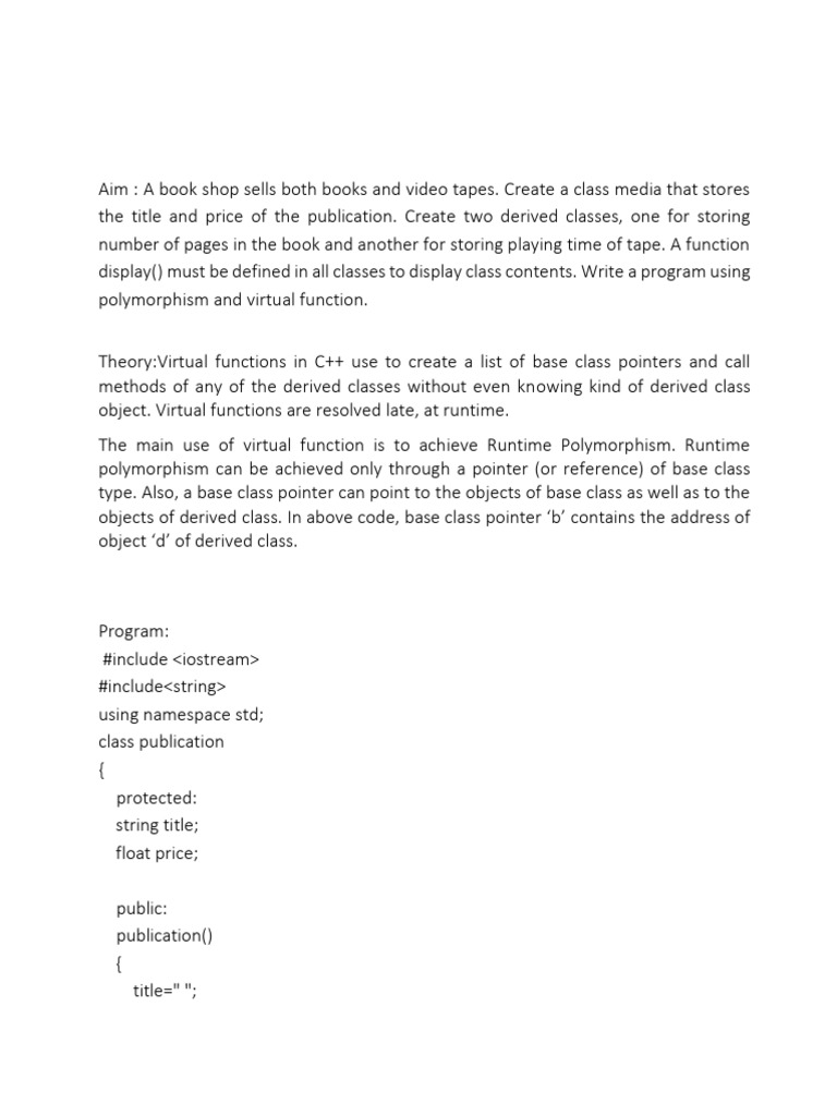 Shreyash Kalaskar 19 Practical No 7. Oop | PDF