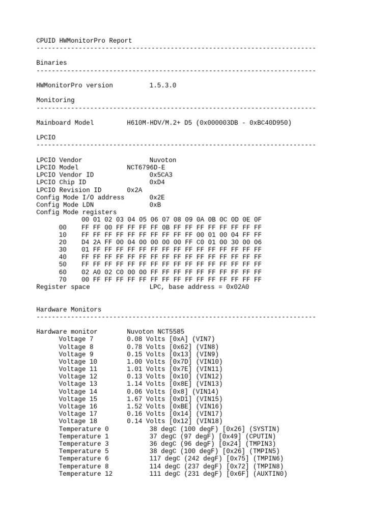HWMonitorPRO STANDBY | PDF | Computer Engineering | Computing