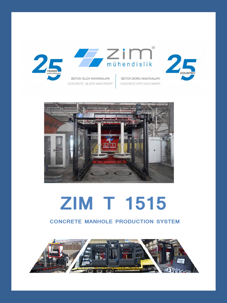 Zim t 1515 Concrete Manhole Machine | PDF | Automation