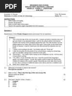 Grade 12 English FAL Study Guide | PDF