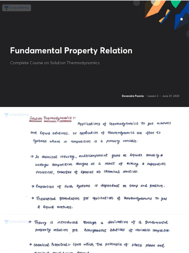 Fundamental Property Relation No Anno 1719289663980 | PDF