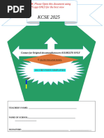 Mat PP1 Kcse 2025 Top Prediction Cycles | PDF | Area