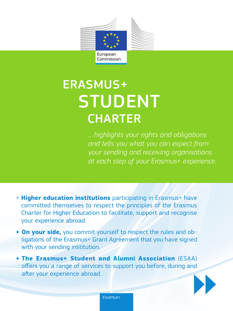 Erasmusplus Charta Fuer Studierende - Englisch - 2015 | PDF