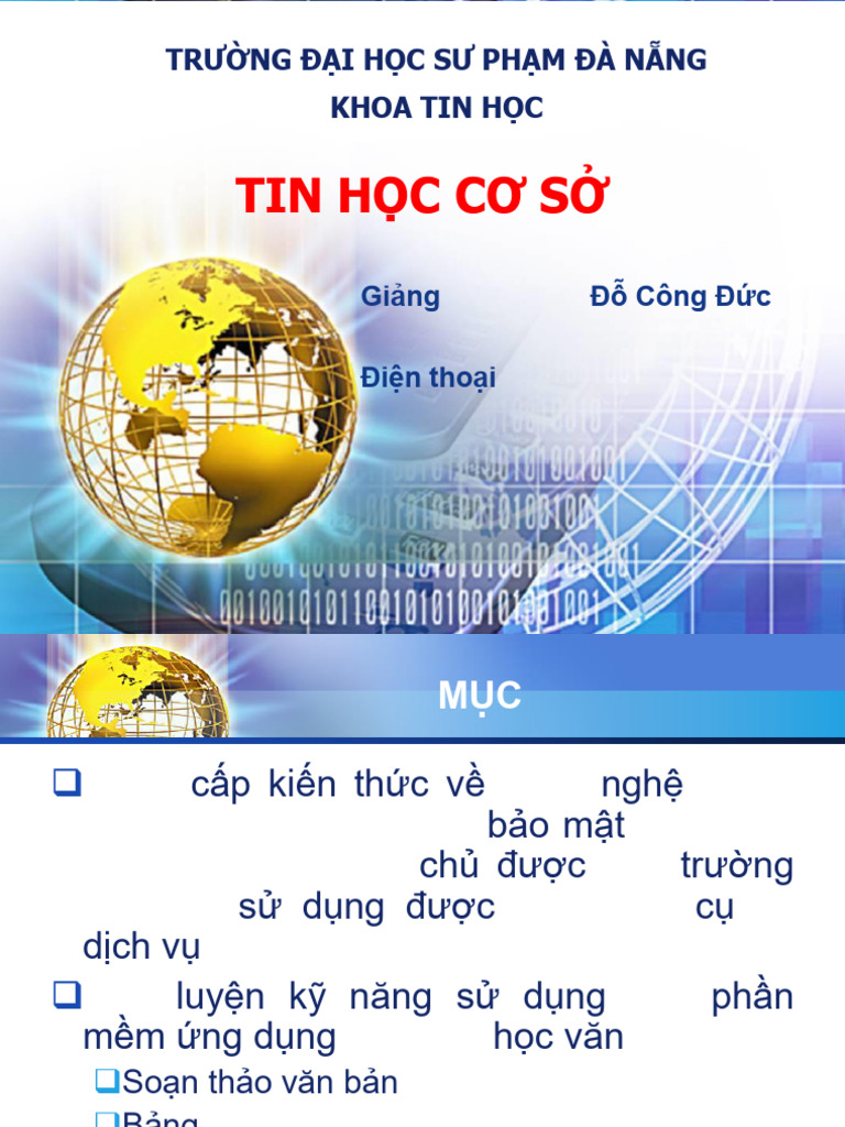 Bài 0. Gioi Thieu Mon Hoc | PDF