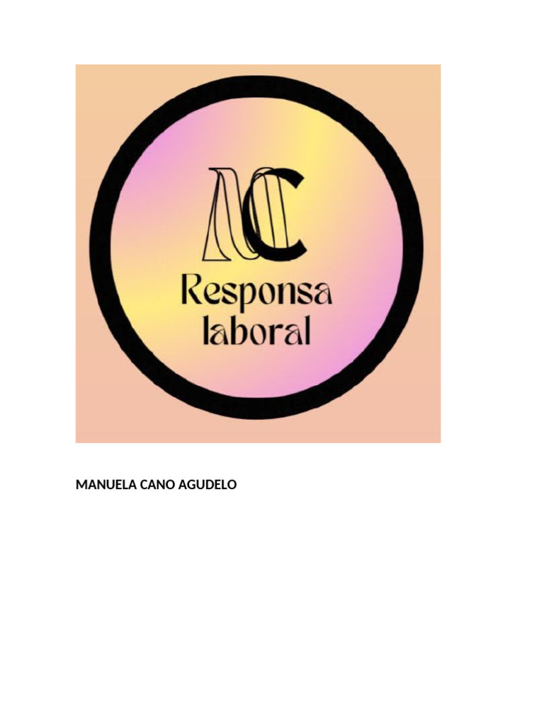 Trabajo Manuela Cano Agudelo 7 | PDF | Business | Seguridad y salud ...