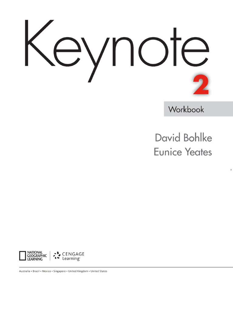 Keynote American 2 Workbook | PDF