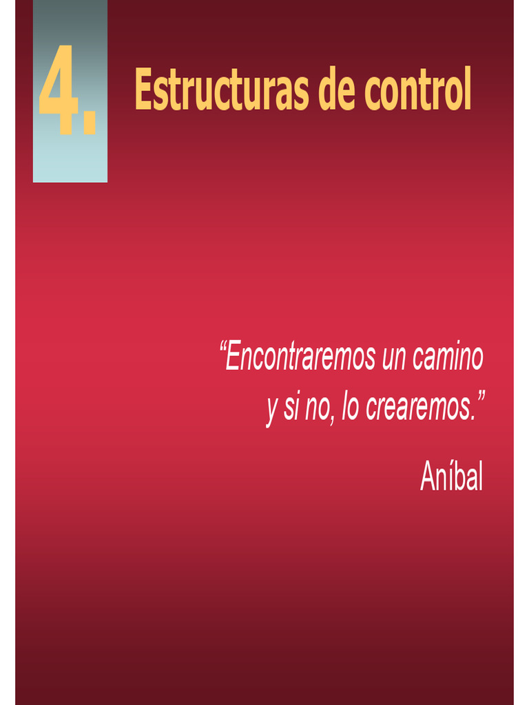 Estructuras De Control En Programación Pdf Python Lenguaje De 9930