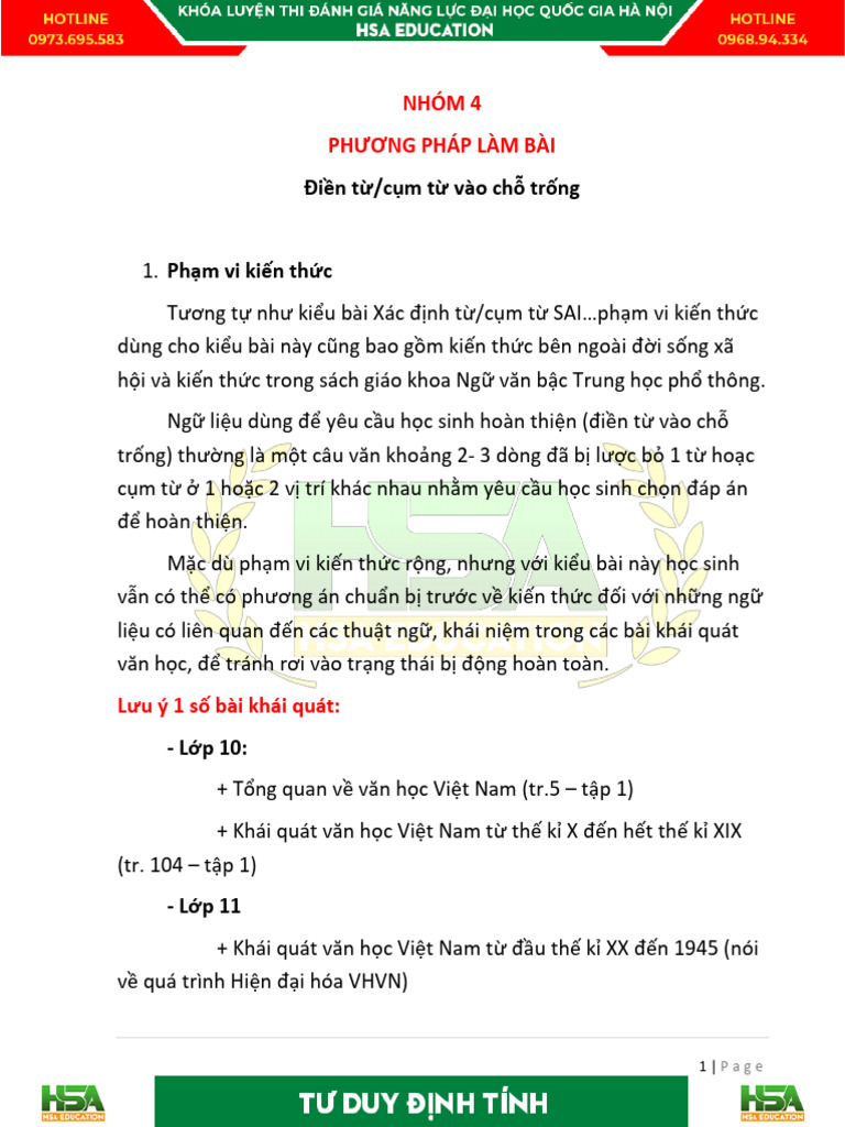 NHM 4 - in T CM T Vo CH TRNG | PDF