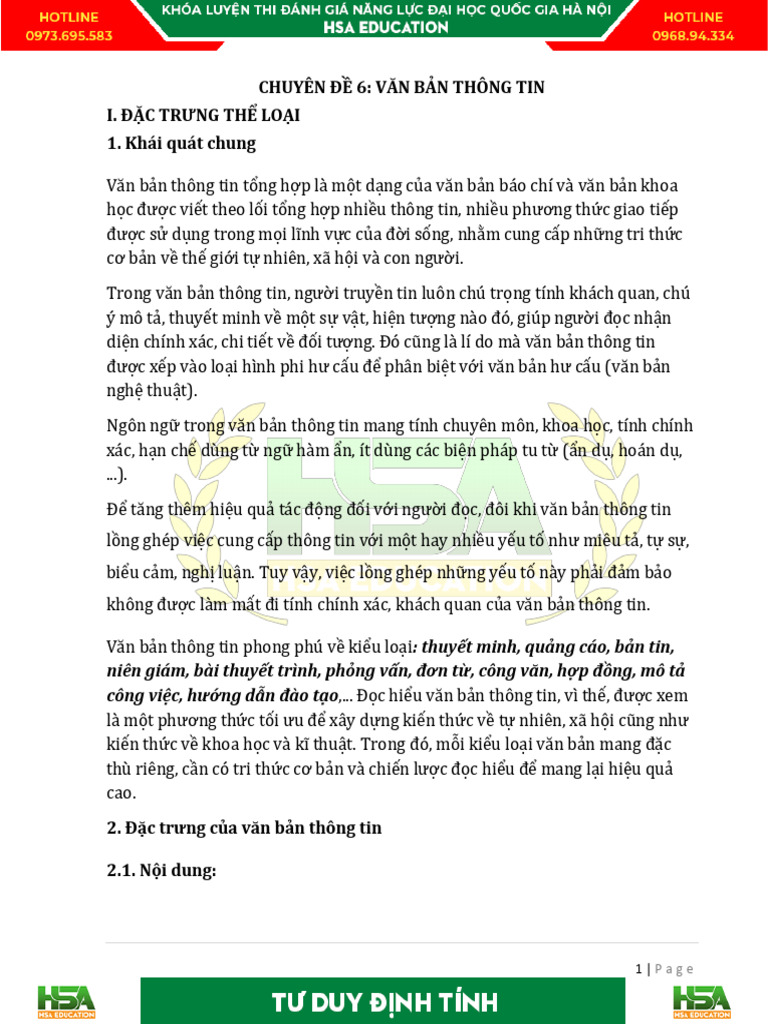 Chuyn 6 - VN BN THNG Tin | PDF