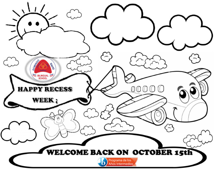 RECESS WEEK MODEL TO COLOUR | PDF