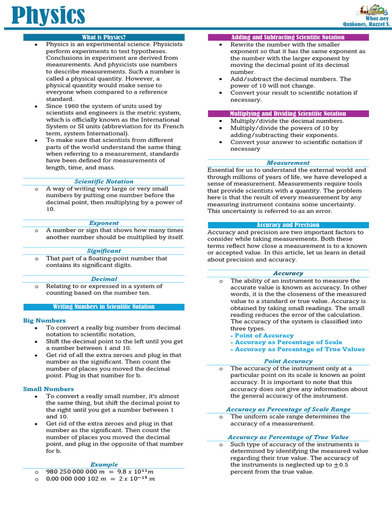 Understanding Measurement Errors in Physics | PDF | Force | Observational Error