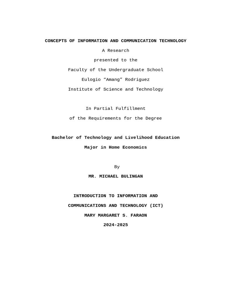 .ICT 2 | PDF | Software | Computer Network