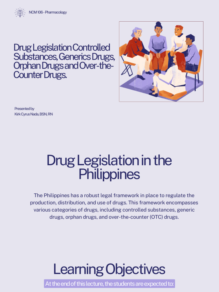 Philippines Drug Legislation Overview | PDF | Over The Counter Drug ...