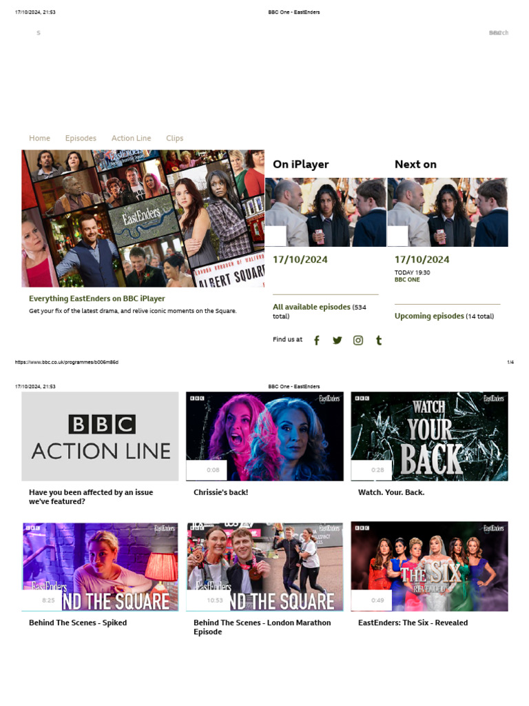 BBC One - EastEnders | PDF | Bbc