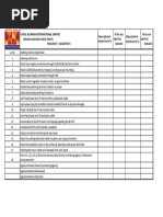 Welding Machine Inspection Checklist | PDF