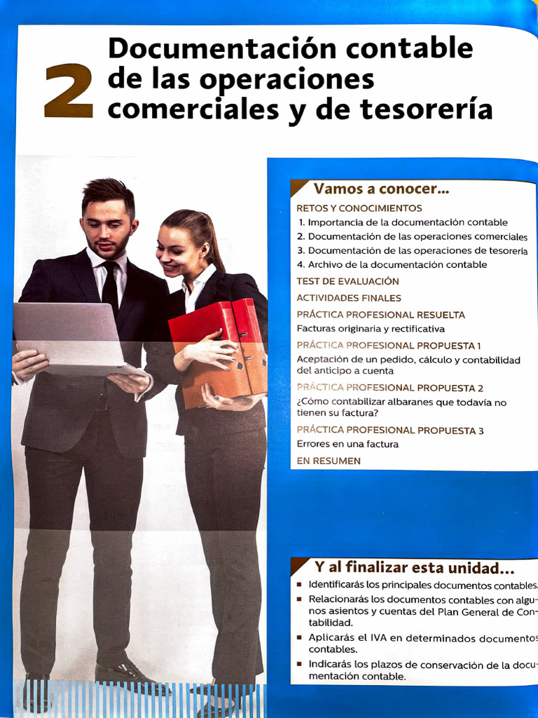 Tema 2 DOCUMENTACIÓN CONTABLE | PDF
