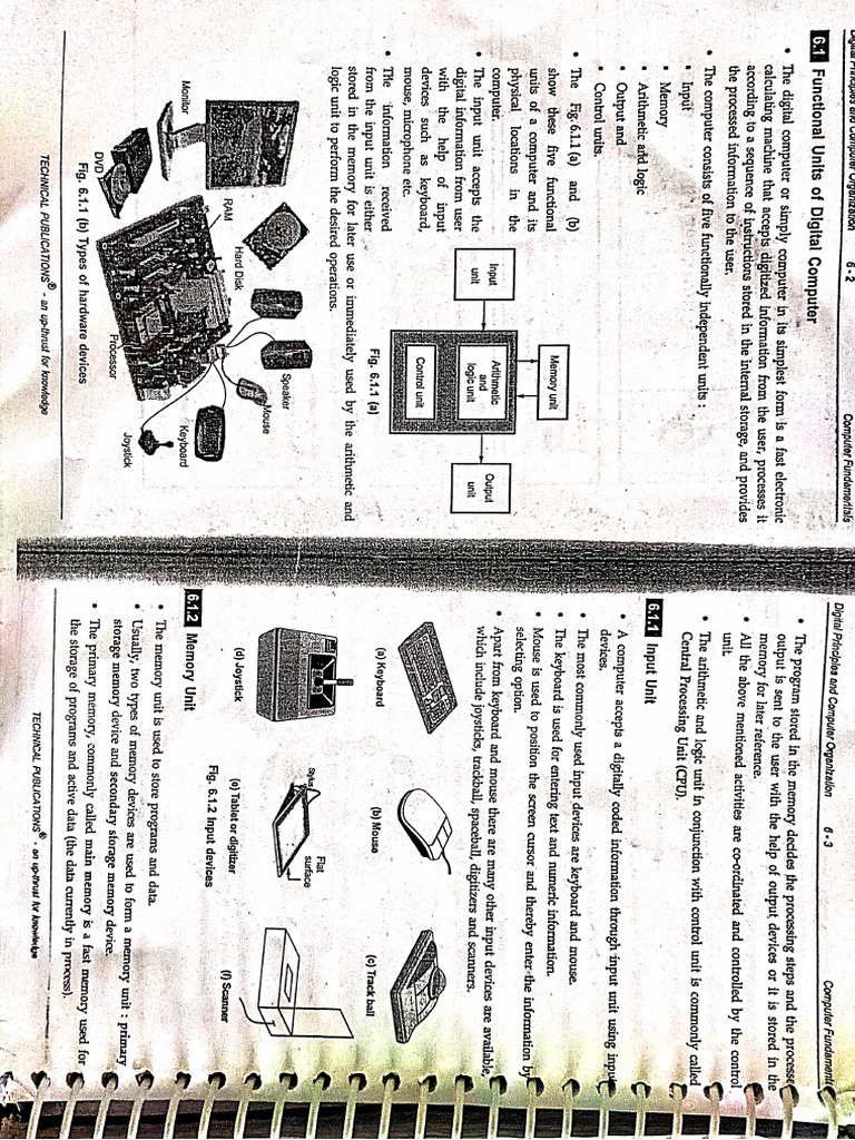 Fundamental Units of Digital Computer | PDF
