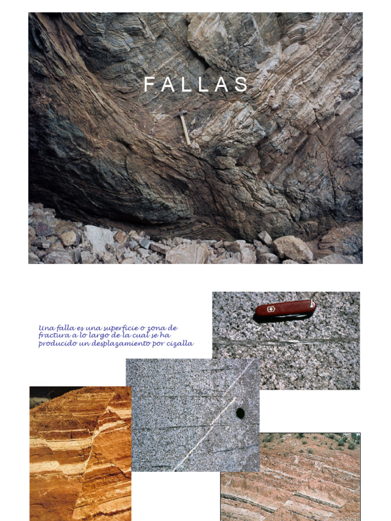 Fallas | PDF | Falla (geología) | Geología estructural