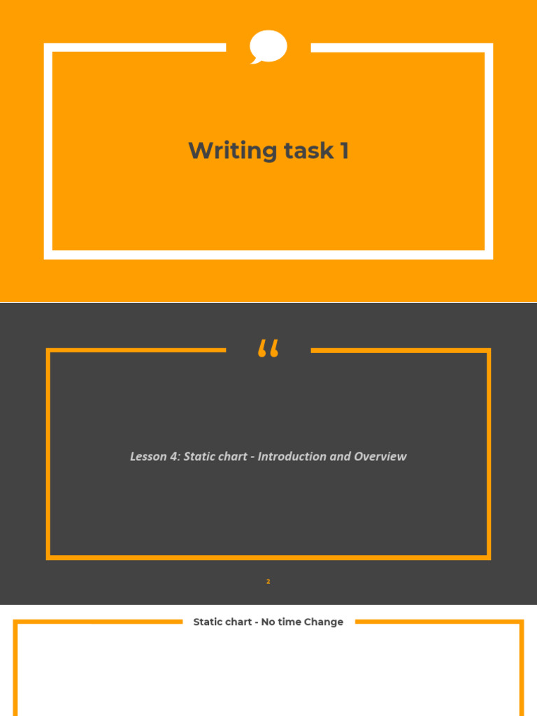 Slide 4 - Writing task 1 (Static) - Introduction and Overview | PDF | Pie Chart | Economies