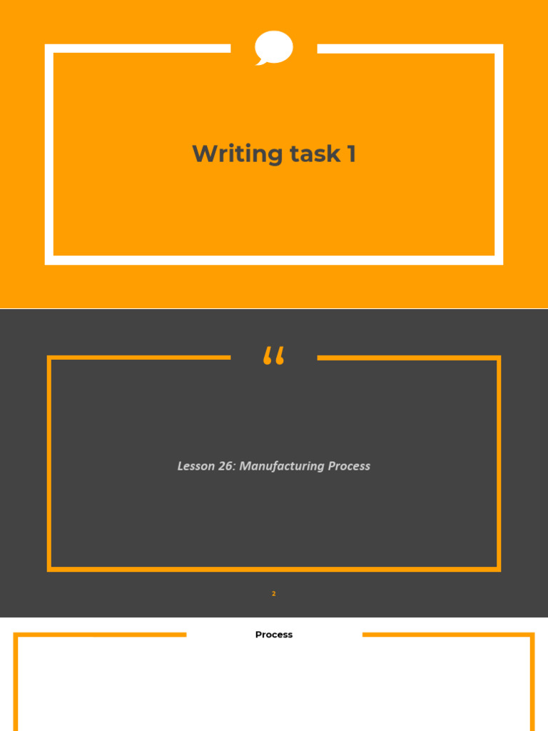 Slide 25 - Writing Task 1 - Manufacturing Process | PDF | Cocoa Bean | Verb