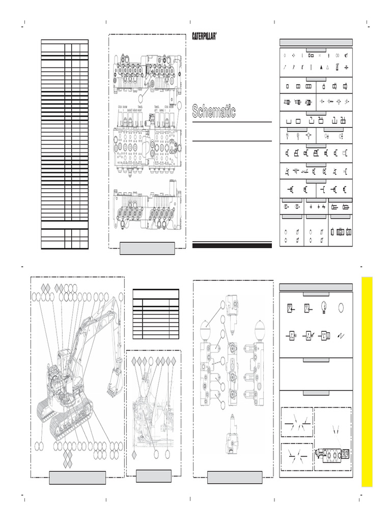 PLANOS HIDRAULICOS CAT 345 | PDF | Valve | Pump